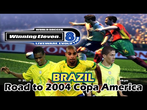 [PS2] PES 4 🇧🇷Brazil All Goals in Copa America 2004 - YouTube