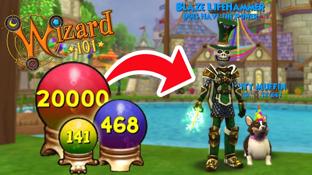 Wizard101: The 20k Health Life Build... - YouTube