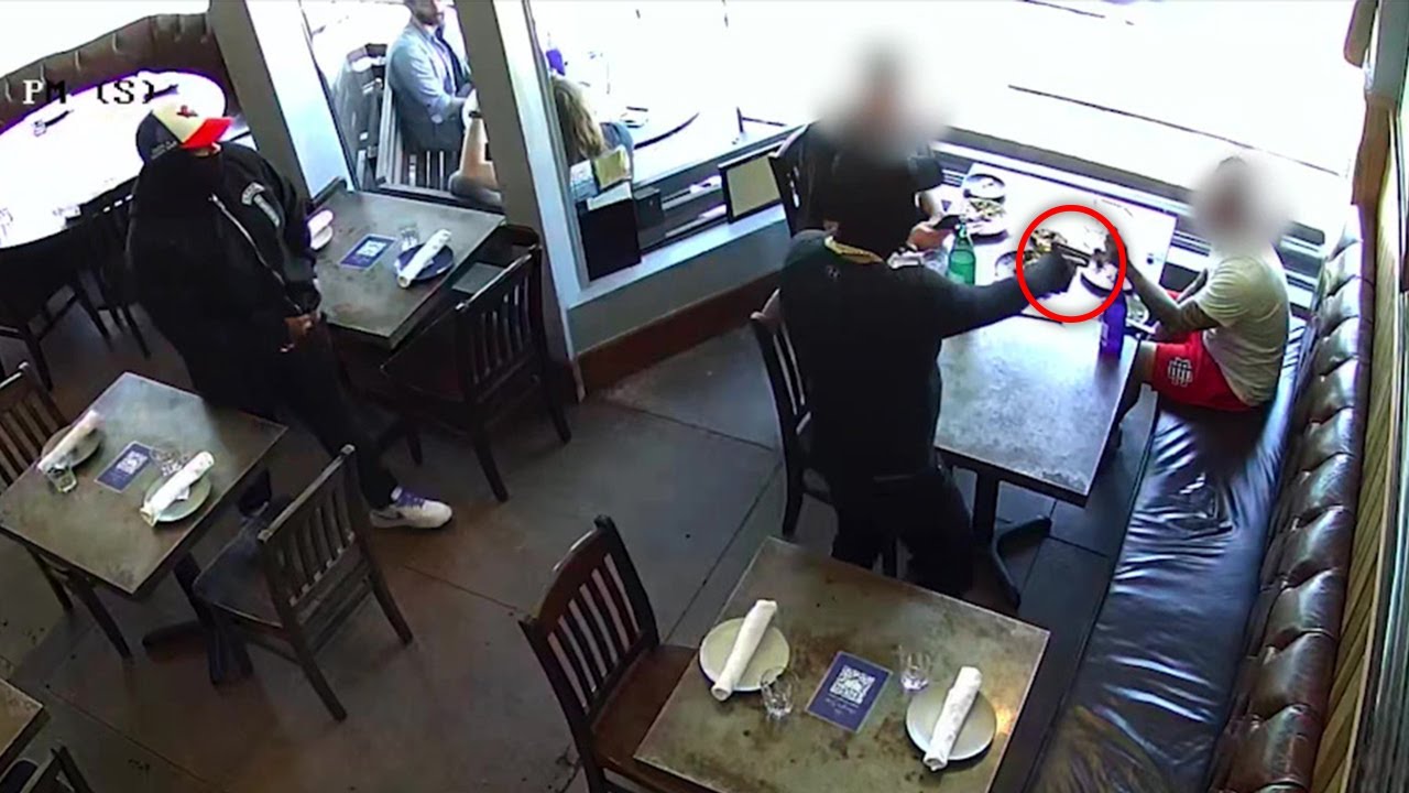 VIDEO: Brazen robbery suspects target victims eating at restaurant in ...