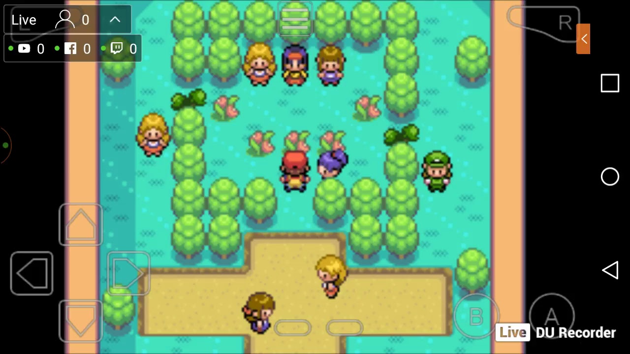 My Pokémon FireRed/LeafGreen livestream using DU Recorder - YouTube