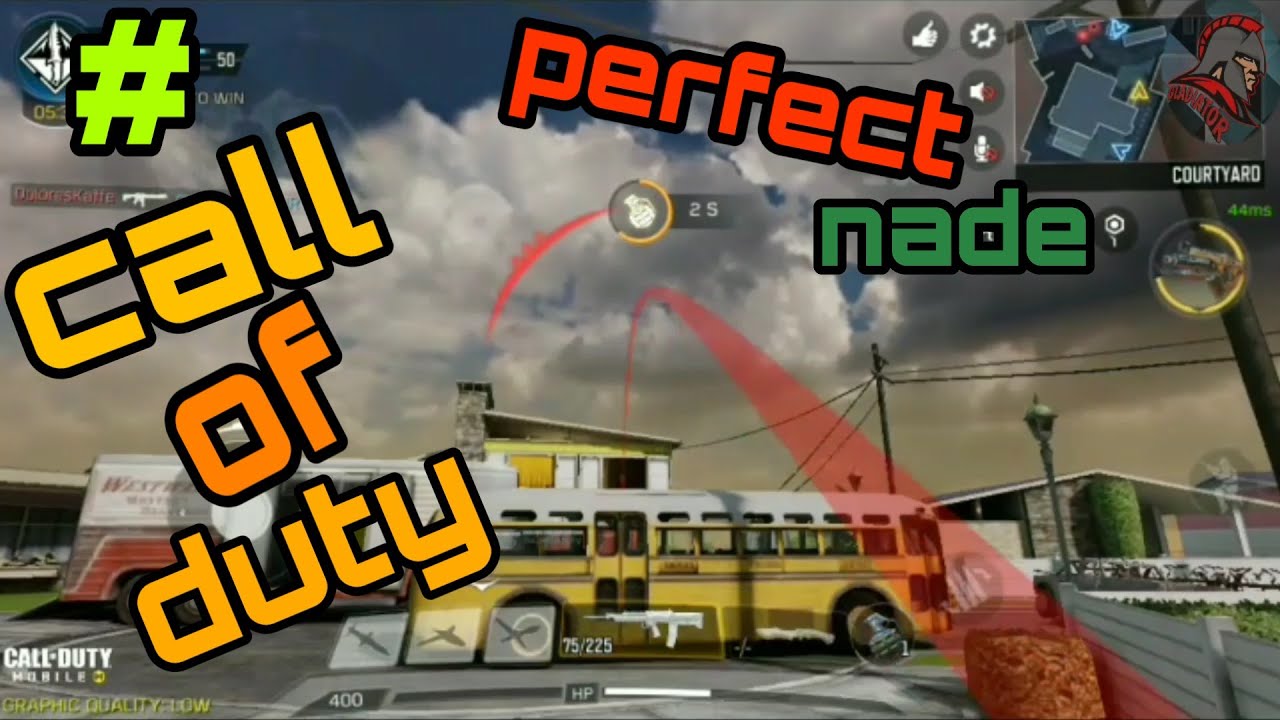[CALL OF DUTY]- First time perfect nade.. - YouTube