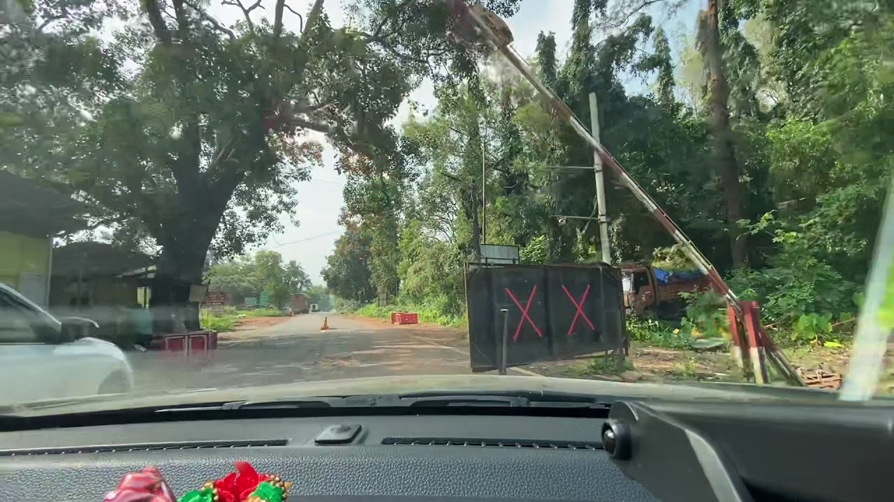 Crossing Goa border check post #shorts - YouTube