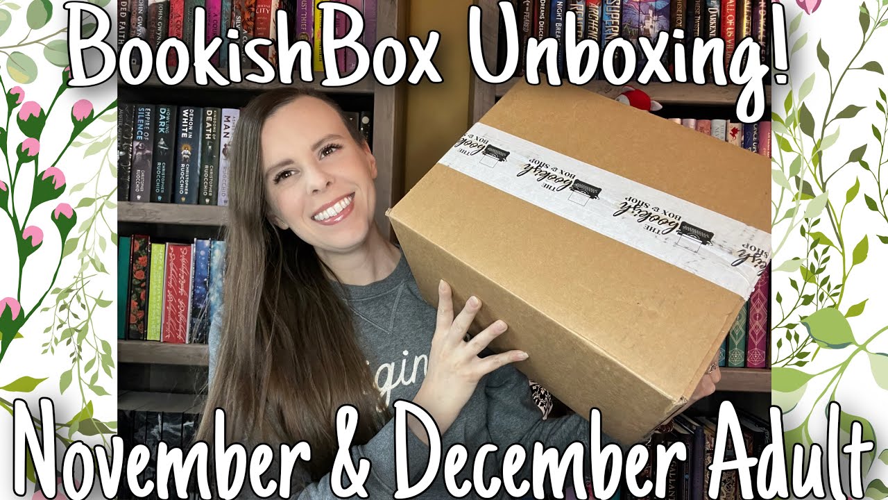 Bookish Box Adult November & December Unboxing! - YouTube