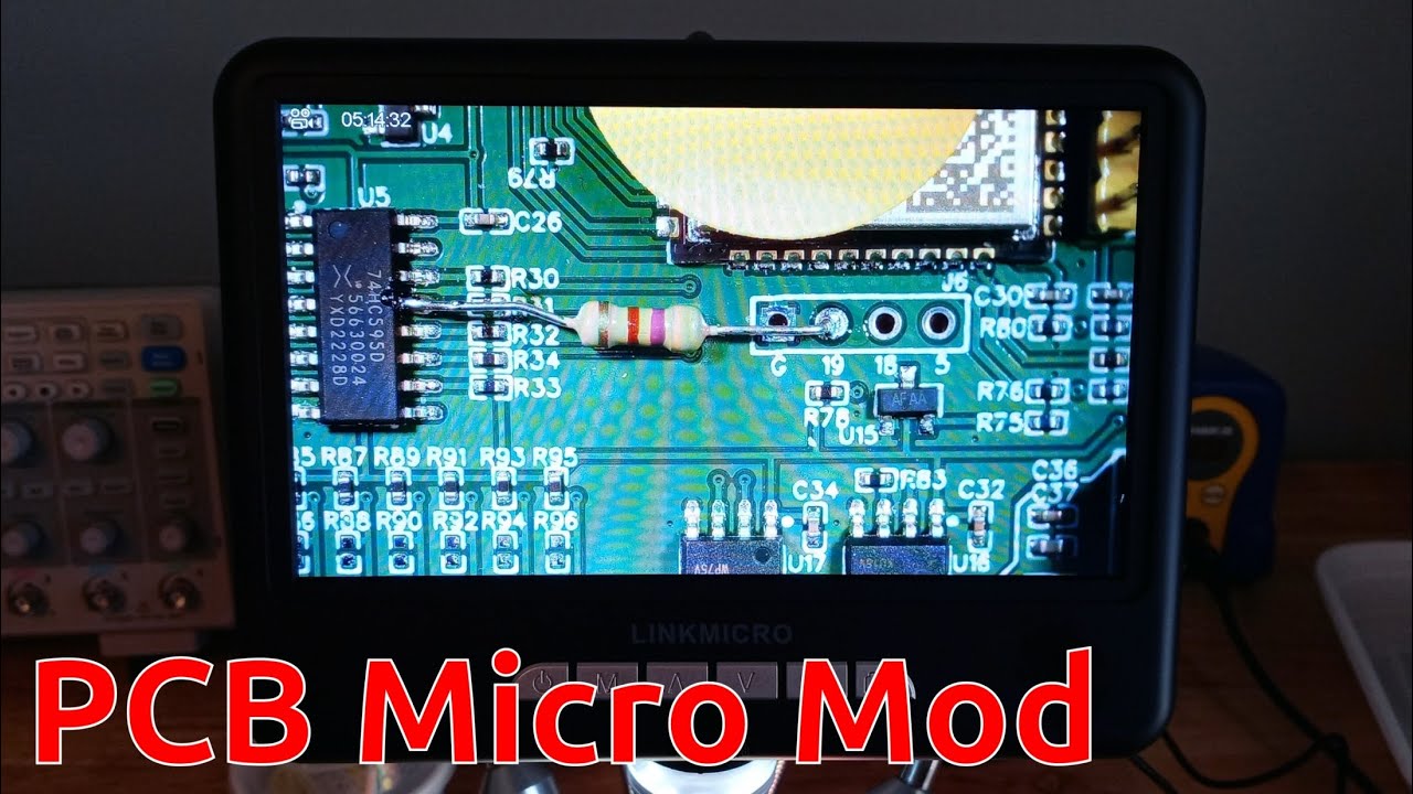 Quick PCB Repair Using a Microscope - YouTube