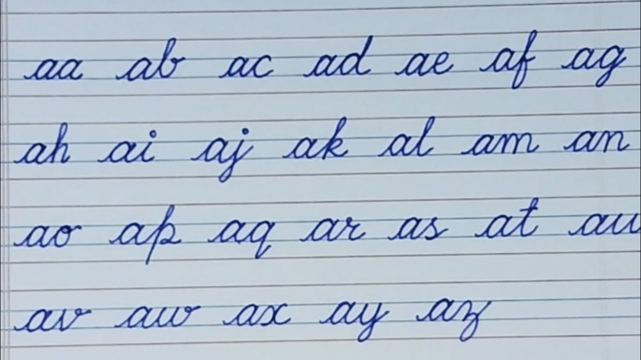 cursive writing |cursivewriting for children |how to write English ...