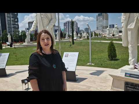 Ləman Ələşrəfqızı Rəsulzadəni Ankarada heykəllər içində tapdı.