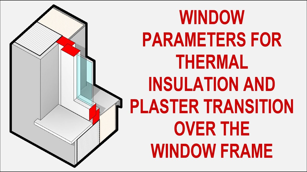 WINDOW PARAMETERS FOR THERMAL INSULATION AND PLASTER TRANSITION OVER ...
