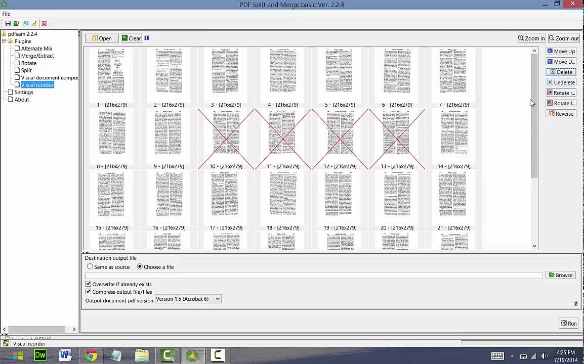 PDF Split and Merge Demo - YouTube