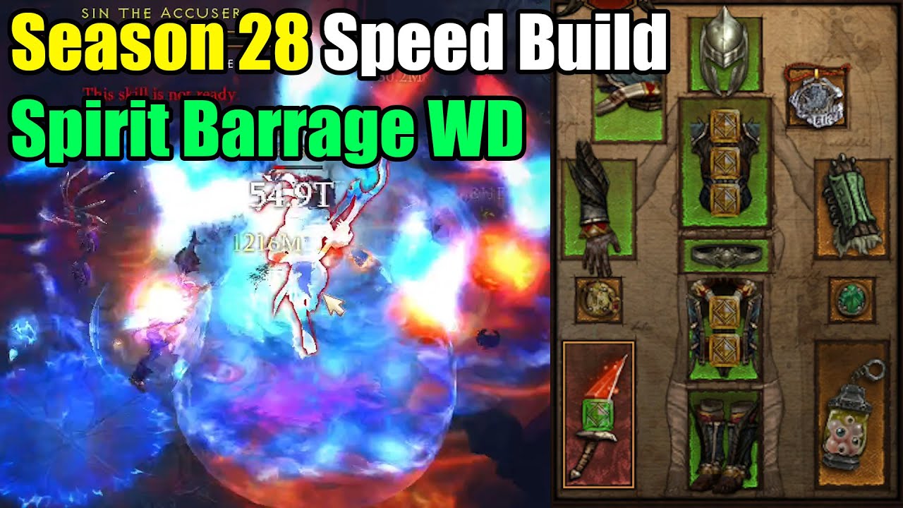 Season 28 | Speed Build | Spirit Barrage WD - YouTube