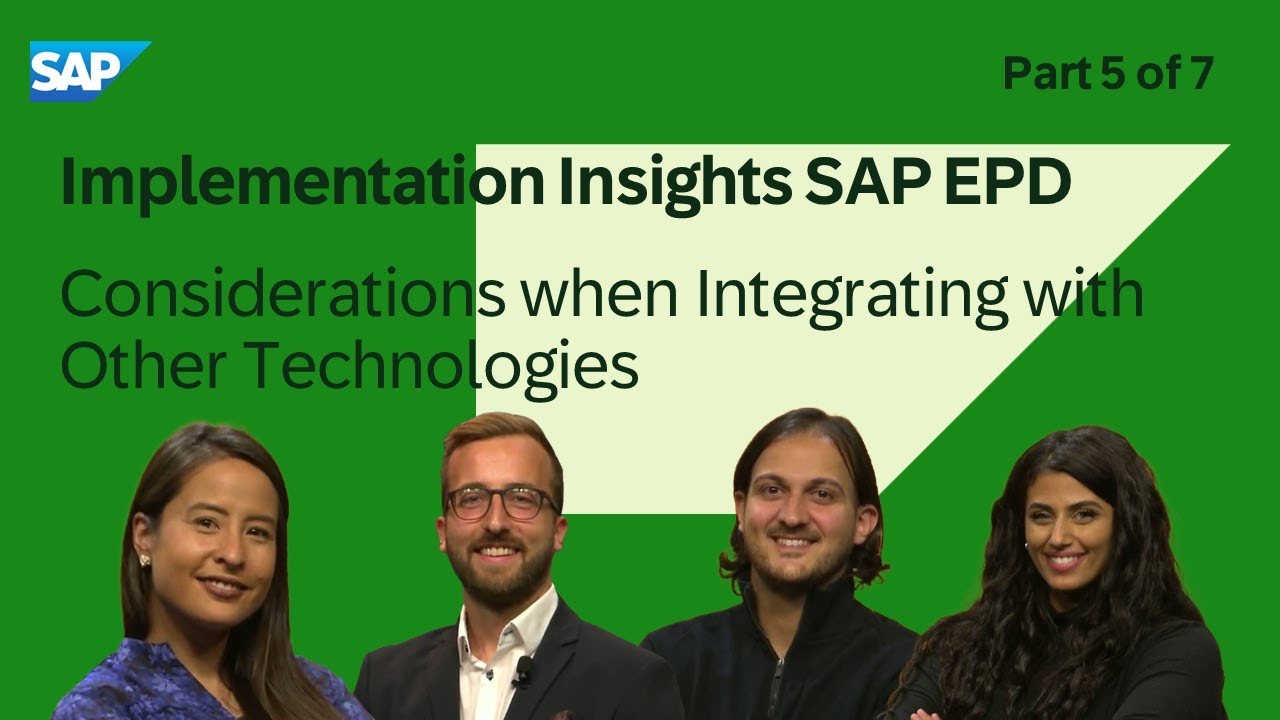 Implementation Insights for SAP EPD Part 5 | Integration & Data ...