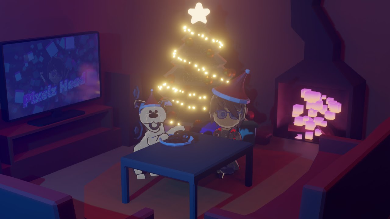 Blender 2.8 christmas scene time lapse - YouTube