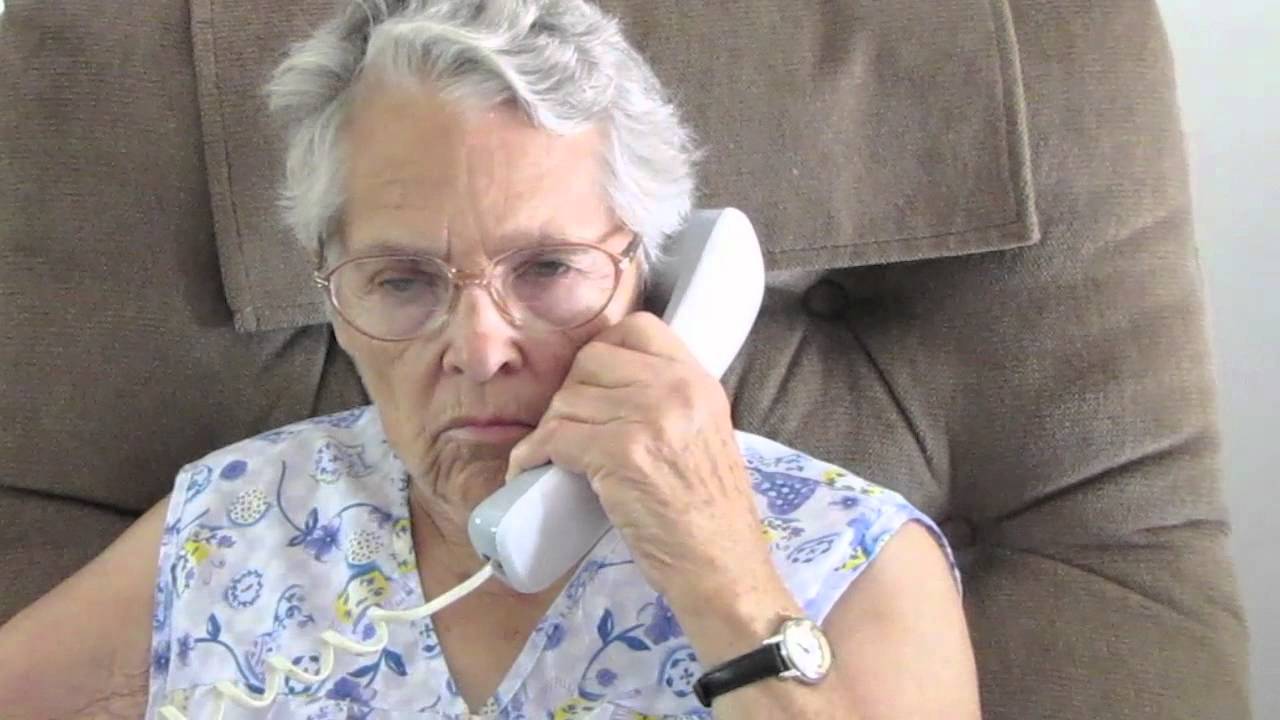 Grandma and The Telephone - YouTube