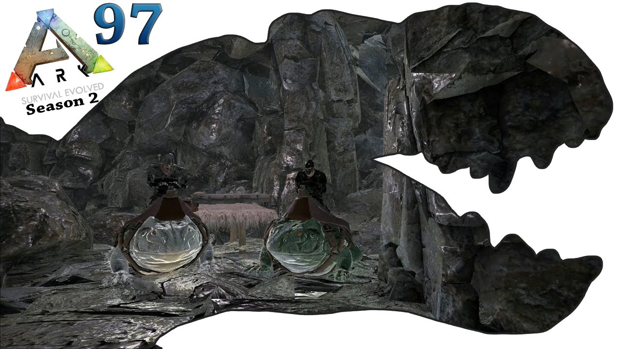 ARK Survival Evolved Gameplay - S2 Ep97 - Frog Caving and Doedicurus ...