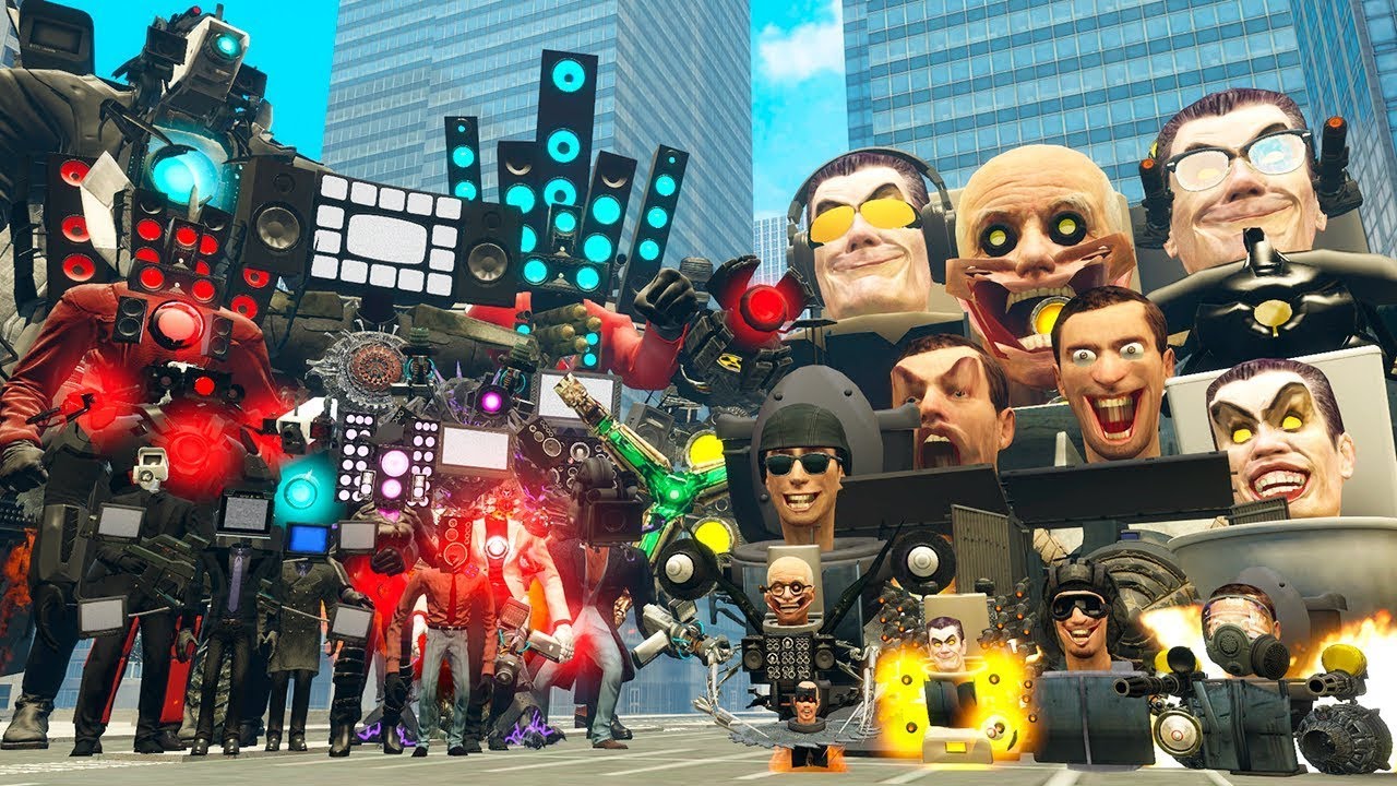 UPGRADED CAMERAMAN, TV MAN GOD TITAN AND SPEAKERMAN VS ALL 1-68 SKIBIDI ...