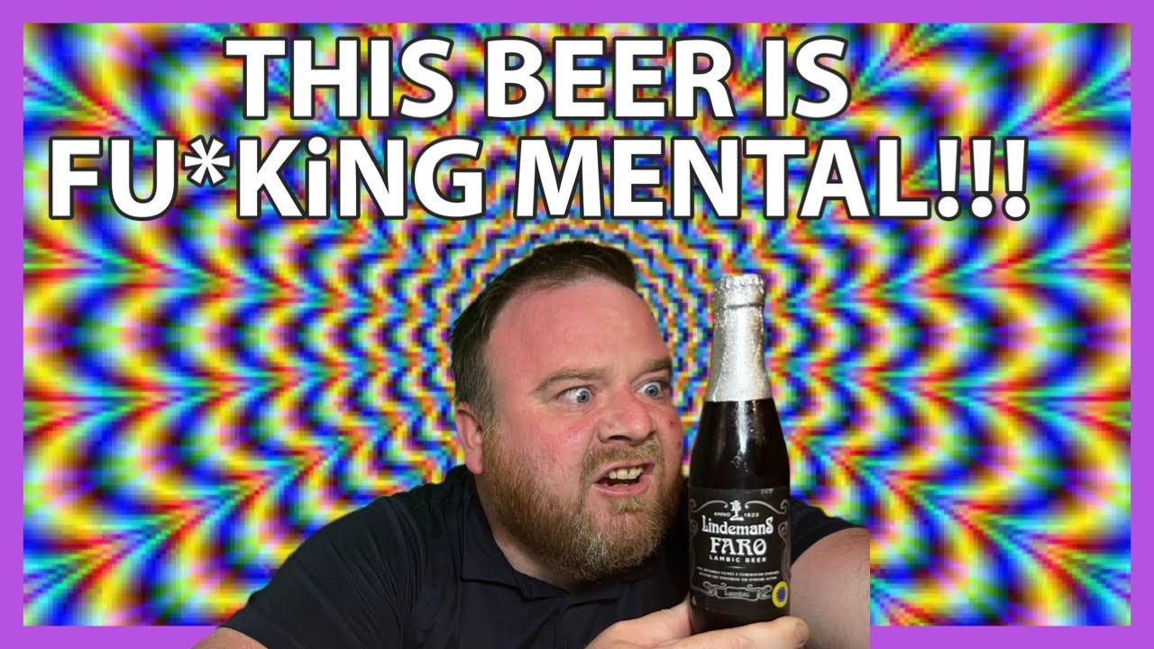 MENTAL!! Lindemans : faro lambic Beer |4.5%| Belgian sour Beer Review ...