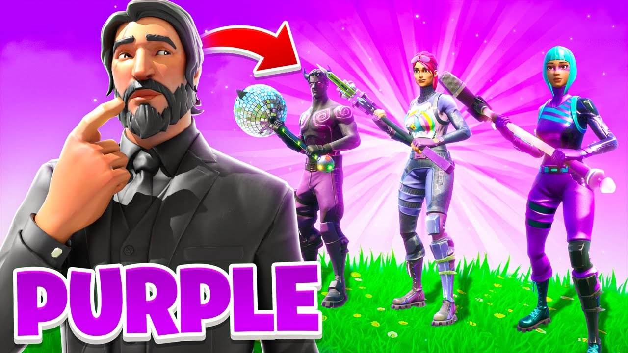 *PURPLE* Fortnite Fashion Show SERIES! Skin Competition! | BEST SKIN ...