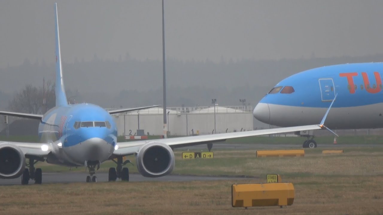 TUI B787-9 DREAMLINER OPS | NEWCASTLE AIRPORT PLANESPOTTING 4K - YouTube