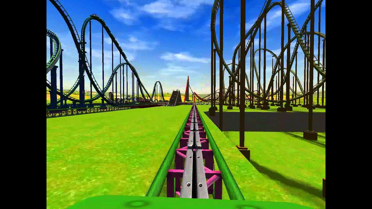 Rct3- Laser Coaster - YouTube