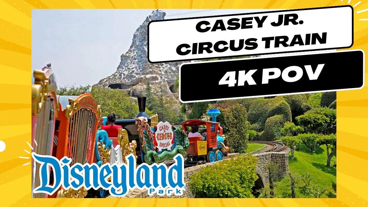 [NEW] Casey Jr. Circus Train FULL RIDE | 4K POV STEADICAM! | Disneyland ...