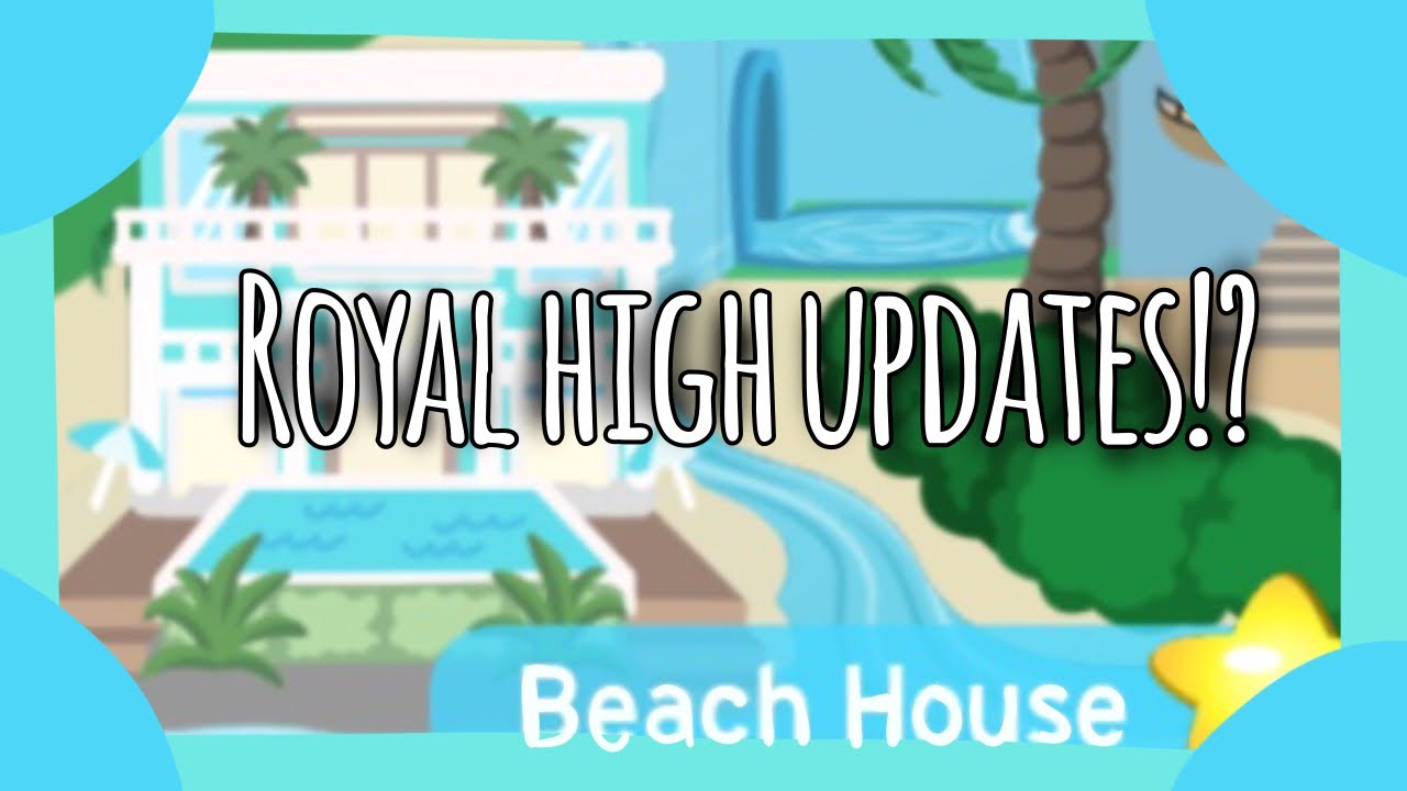 Royal high beach house and more! Roblox/Royal high - YouTube