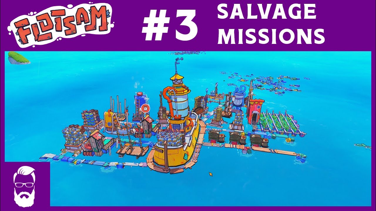 Flotsam #3| Salvage Missions - scrap metal and books! - YouTube