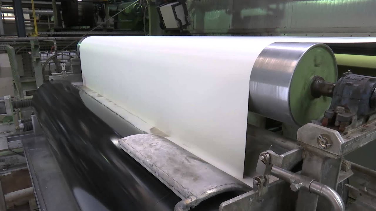 Meerssen Papier026 papiermachine - YouTube