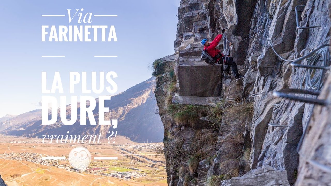 Via Farinetta - Via Ferrata de Saillon, Suisse - YouTube
