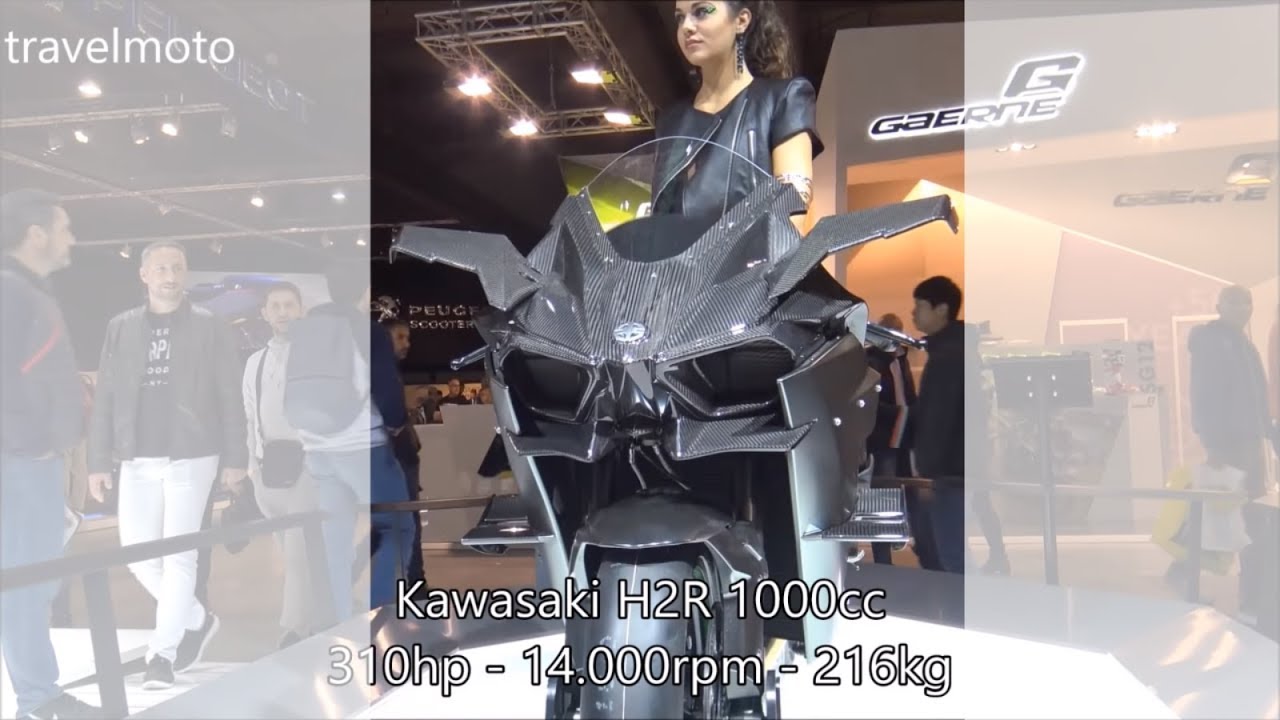 The Kawasaki H2R 1000cc 2018 - YouTube