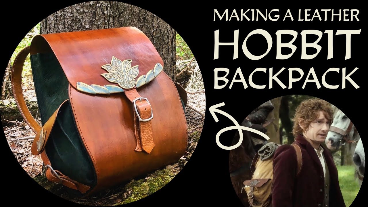 Leather HOBBIT Backpack Tutorial - YouTube