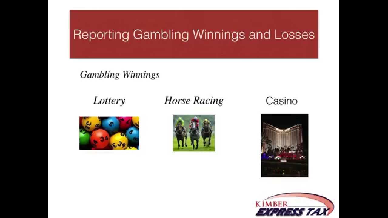 Reporting Gambling Winnings and Losses - YouTube
