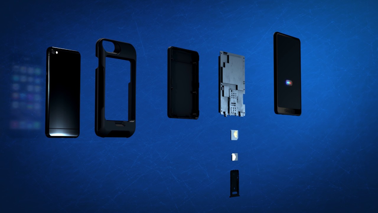 iPhone Triple Dual SIM - 3D Explode - Product Concept Animation ...