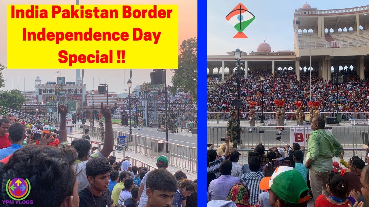 India Pakistan Border Live Scene | Independence Day Special | 😱 - YouTube