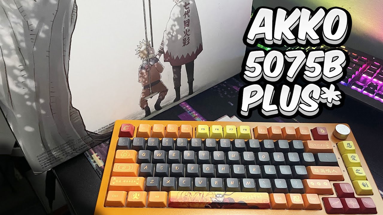 AKKO 5075B Plus Limited - NARUTO 20TH YEAR ANNIVERSARY Unboxing - YouTube