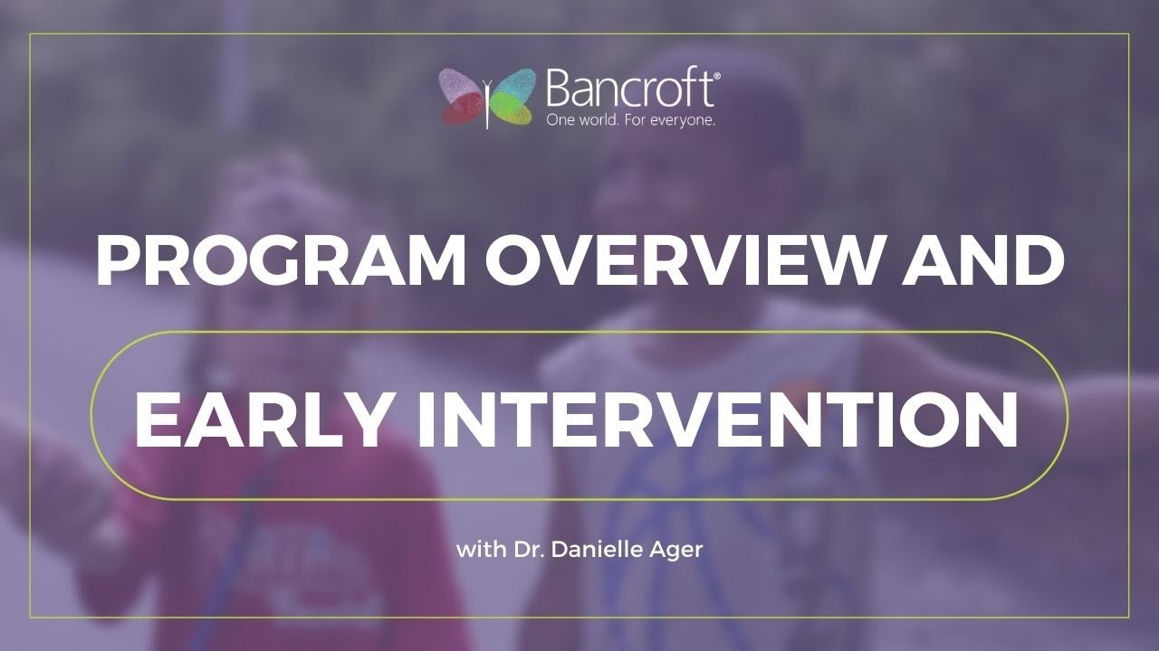 Program Overview and Early Intervention with Dr. Danielle Ager - YouTube