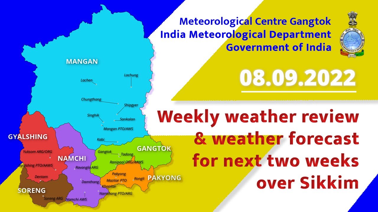 08.09.2022 (Weekly_Weather_Report & Next 2 weeks Forecast) Gangtok ...