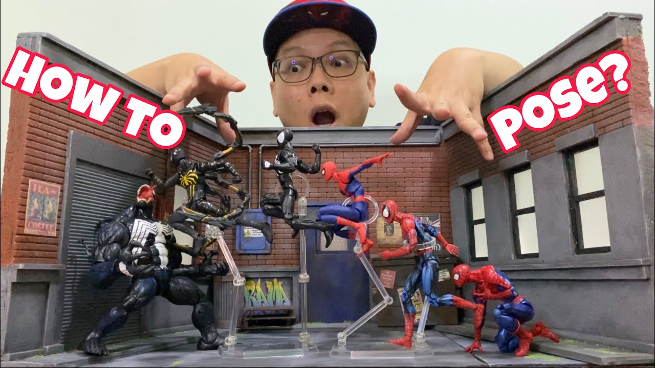 HOW TO: Pose 5 Spider-Man Vs Venom! - YouTube