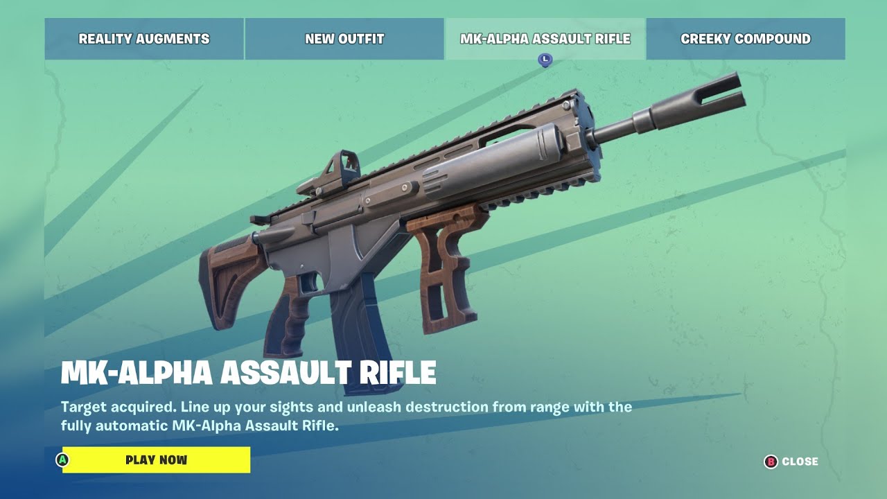 *New* MK-Alpha Assault Rifle Weapon Update - YouTube