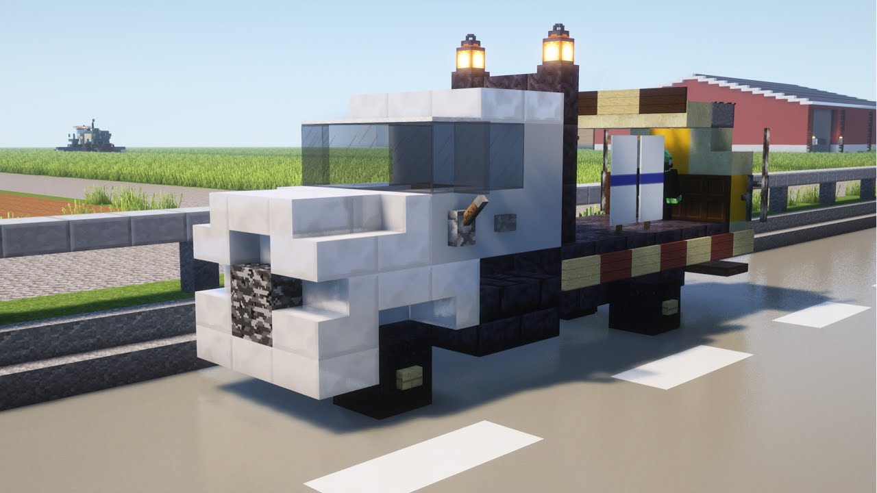 Minecraft Traffic Control Truck Tutorial - YouTube