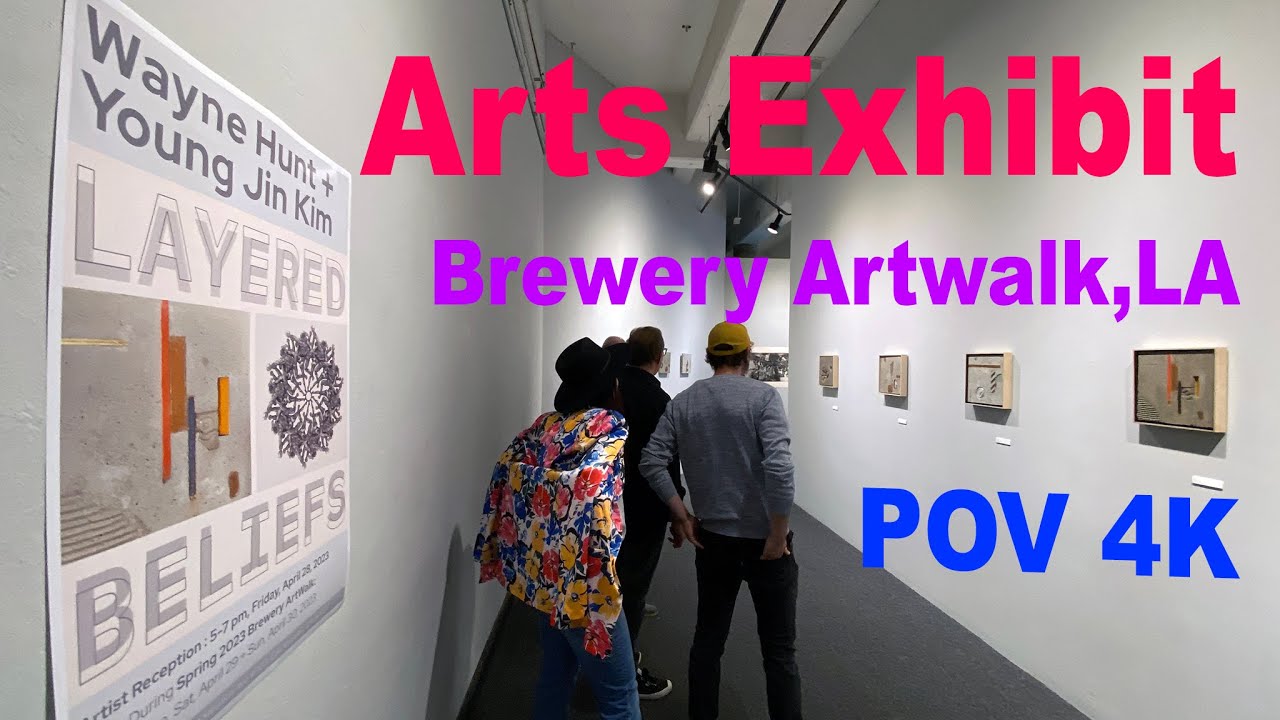 Arts Exhibition Walk Around - Brewery Artwalk POV 4K - YouTube