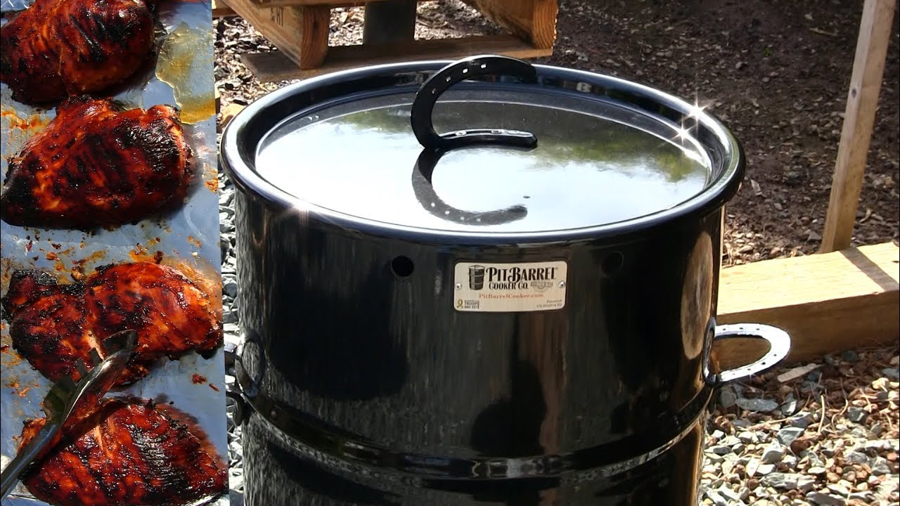 Pit Barrel Cooker Smoked Chicked Breast With Sides - YouTube
