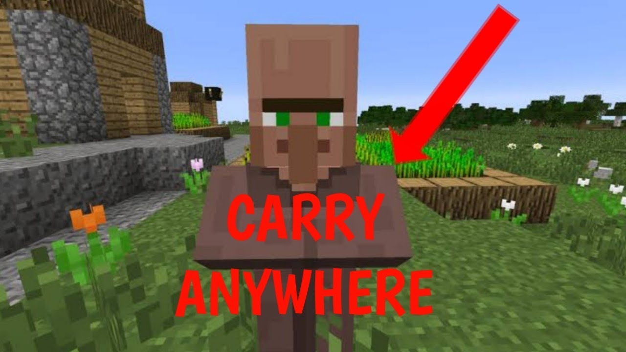 CARRY VILLAGER EASILY - YouTube