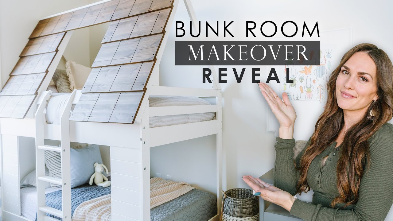 EXTREME BUNK ROOM MAKEOVER!! Full Transformation - Before and After ...
