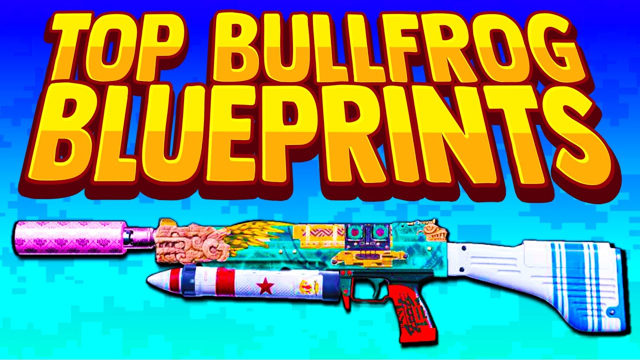 BEST BULLFROG BLUEPRINTS in Black Ops Cold War *Rare* - YouTube