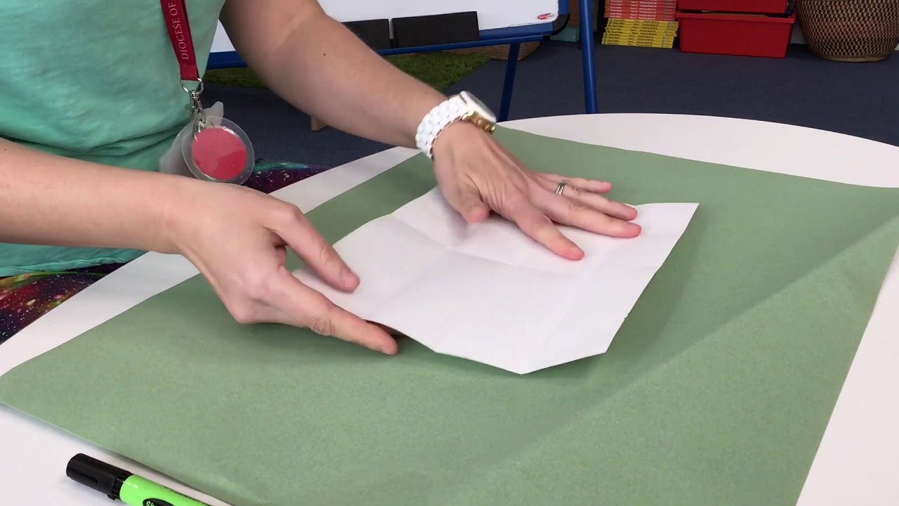 Folded Paper House - YouTube