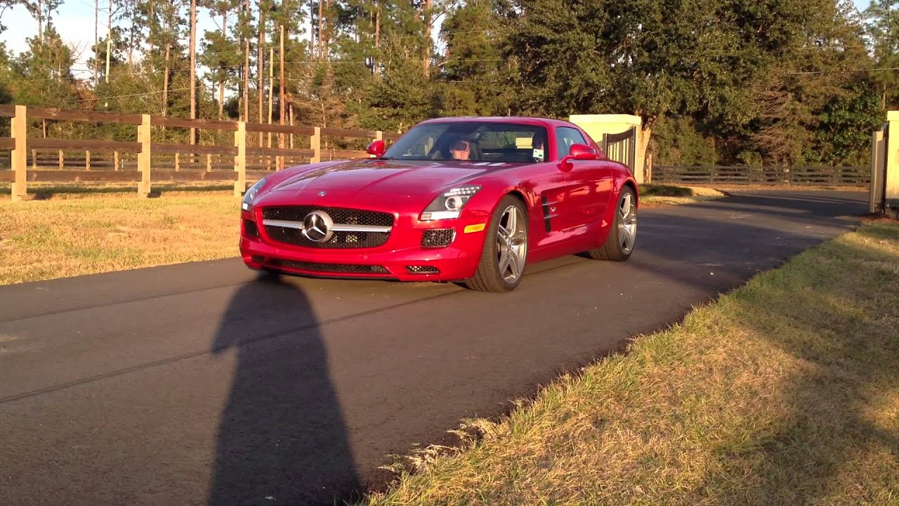 Mercedes SLS AMG Race Start - YouTube