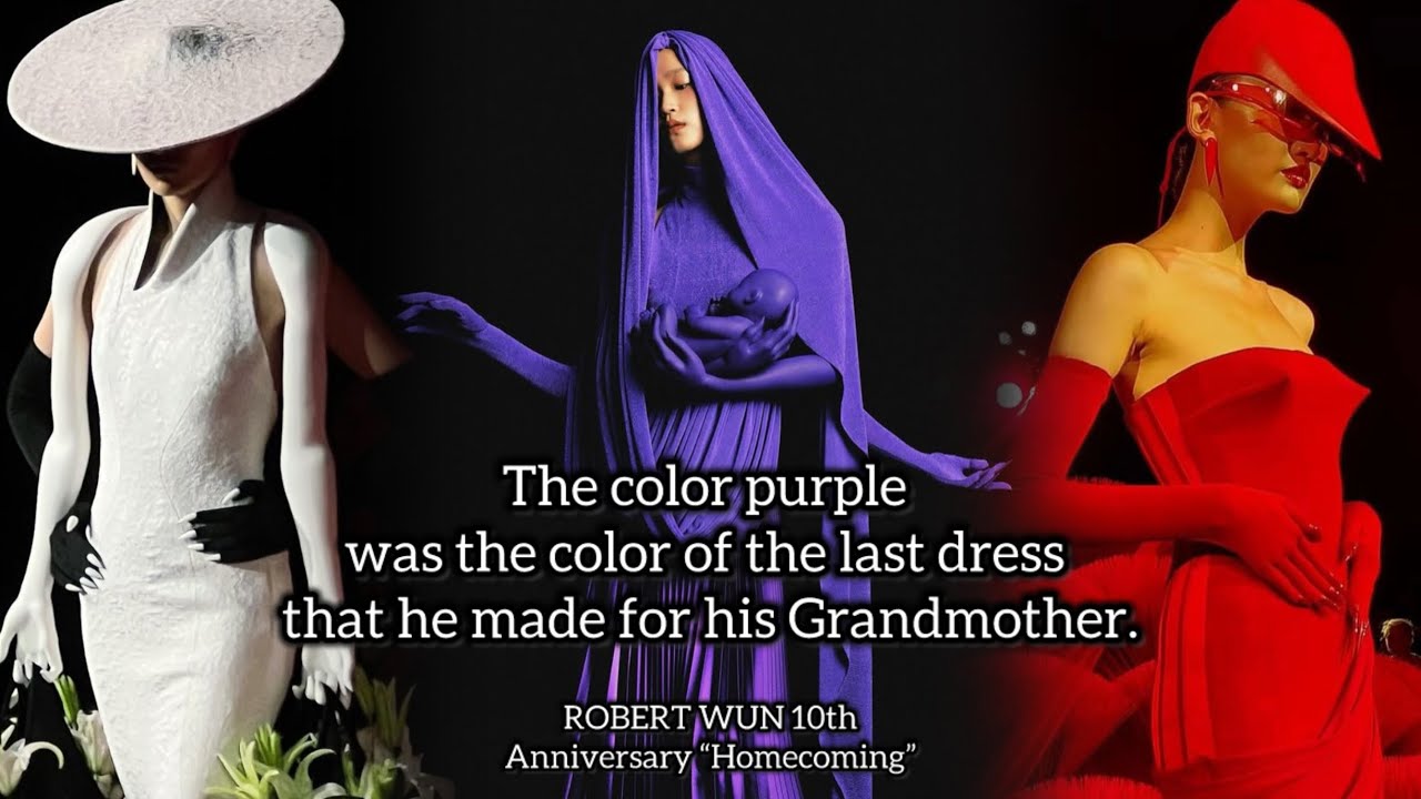 Robert Wun HOMECOMING Fashion Show EXPLAINED - YouTube