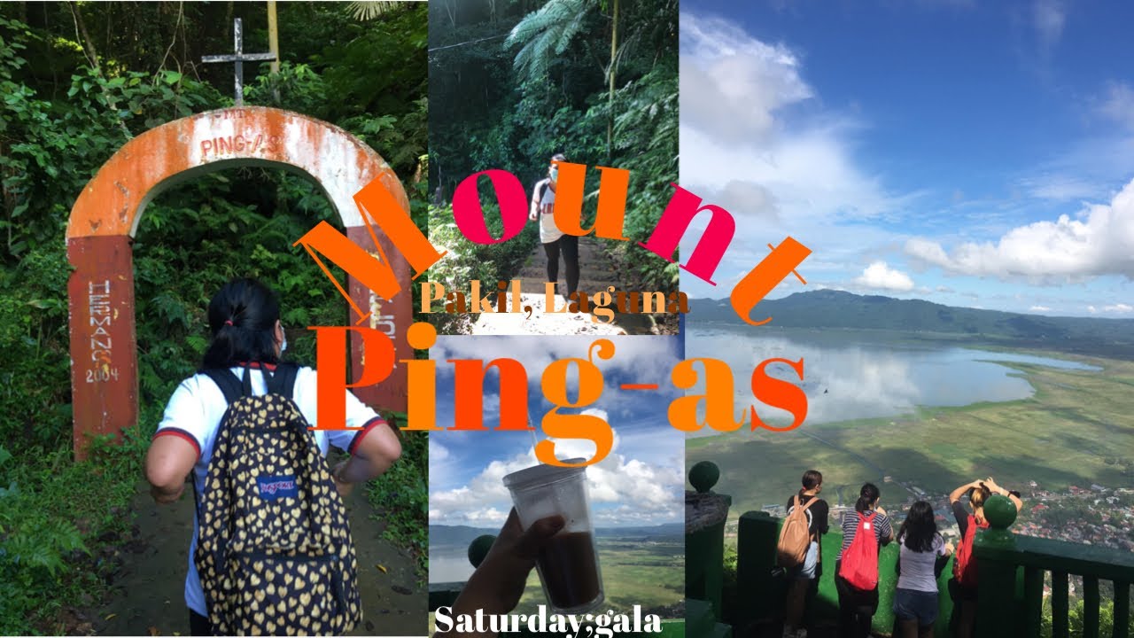 a travel vlog; mount pingas, pakil, laguna, a saturday gala 🌿🌱 - YouTube