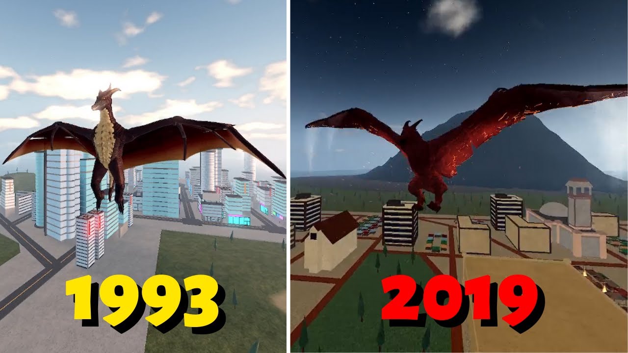Evolution of Rodan (1993-2019) In Roblox Kaiju Universe - YouTube