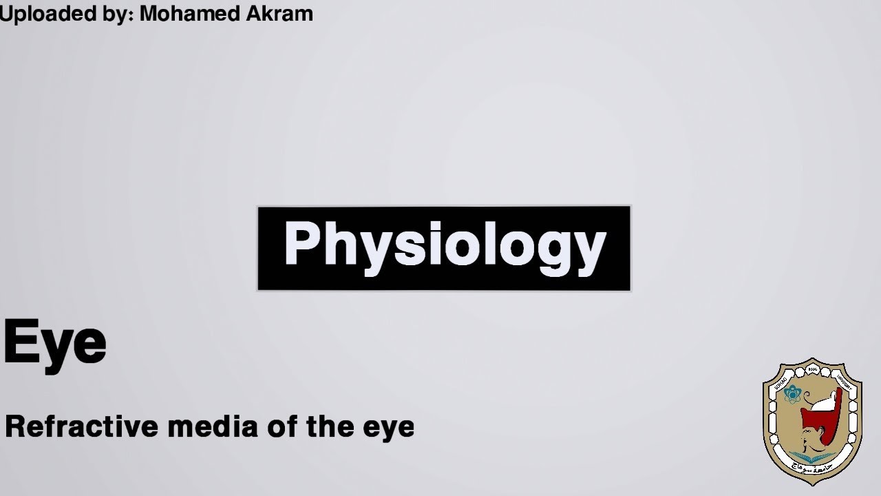 Physiology: Eye : Accomodation & Refractive media of the eye - YouTube