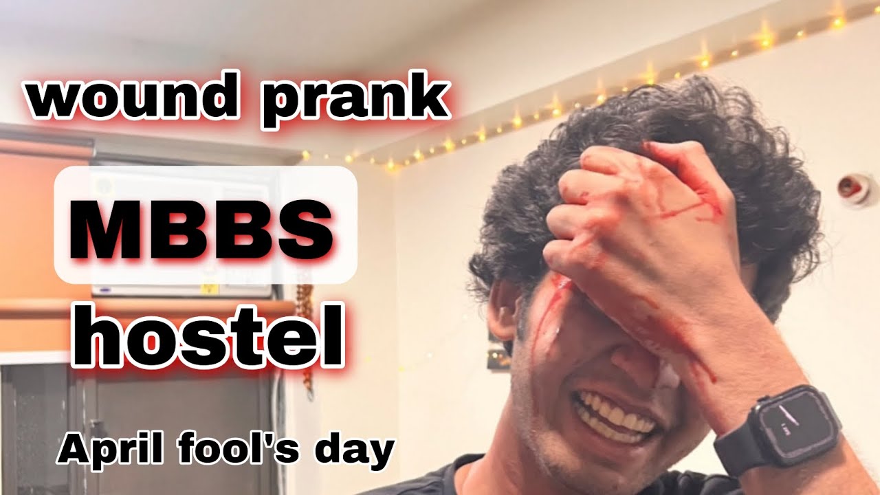 Wound prank in mbbs hostel// Naraina medical college kanpur # ...